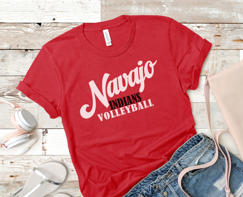 Script Navajo Volleyball | Solis Design Company