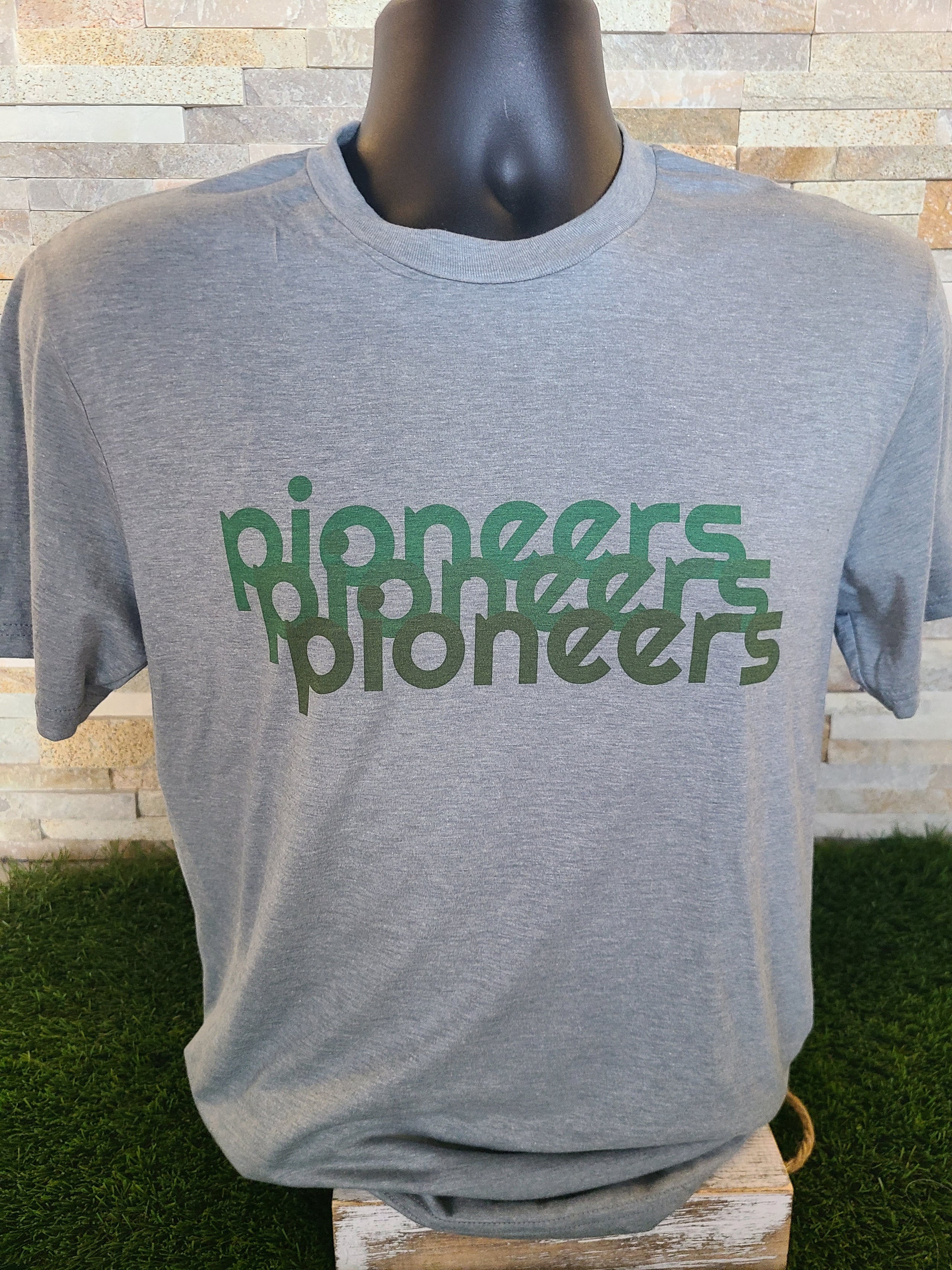 Eighties Font Stacked Pioneers | Solis Design Company